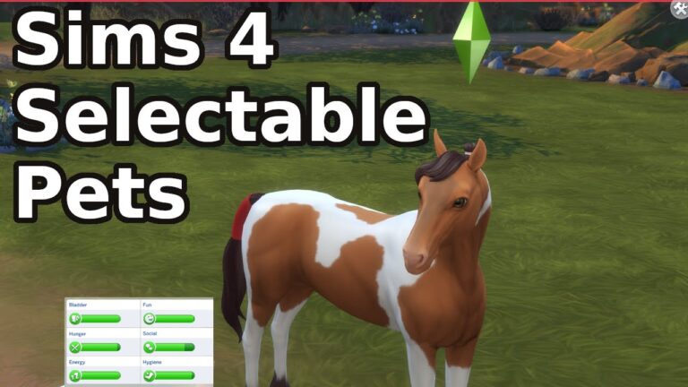 Selectable & Playable Pets Mods in the Sims 4: A Comprehensive Guide